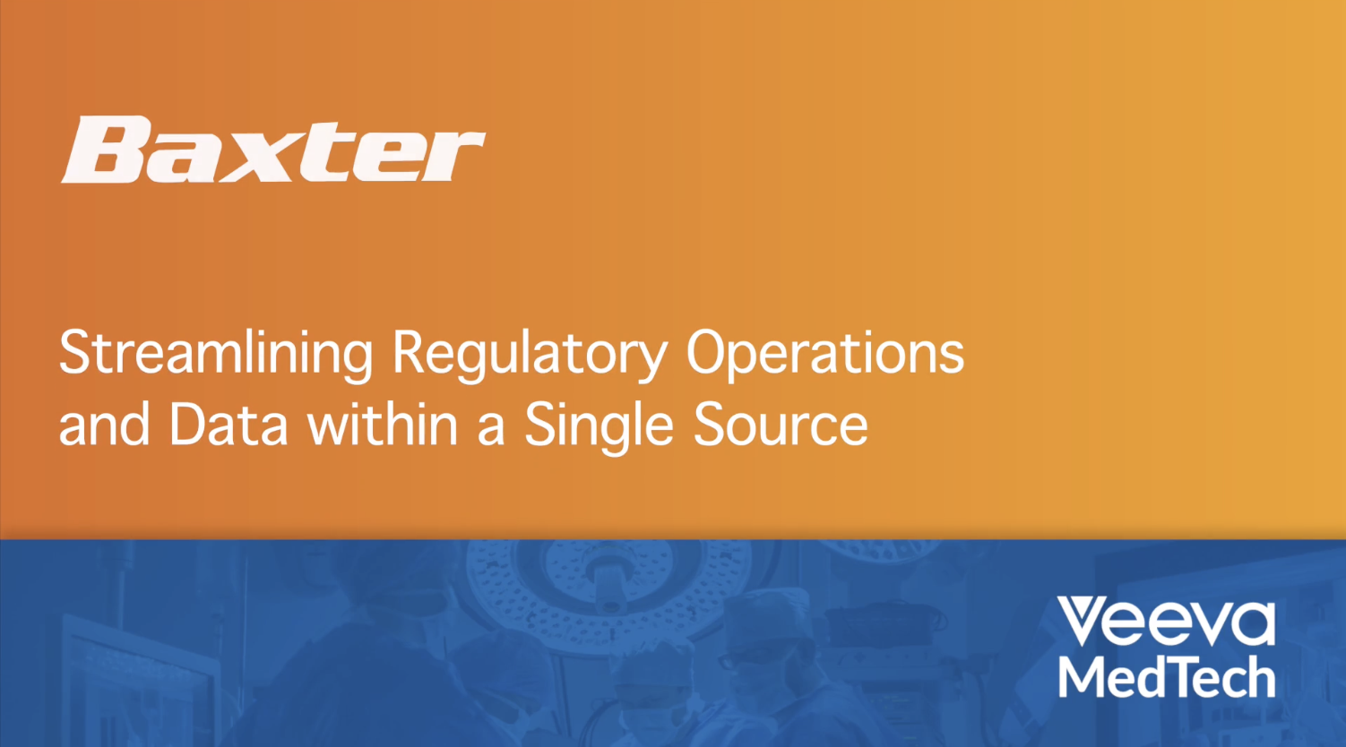 Streamlining Regulatory Operations and Data within a Single Source at ...